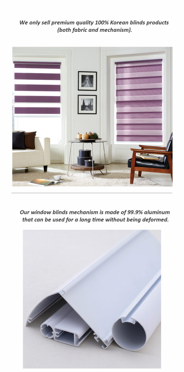 Crease Combi Blinds | Luxdezine