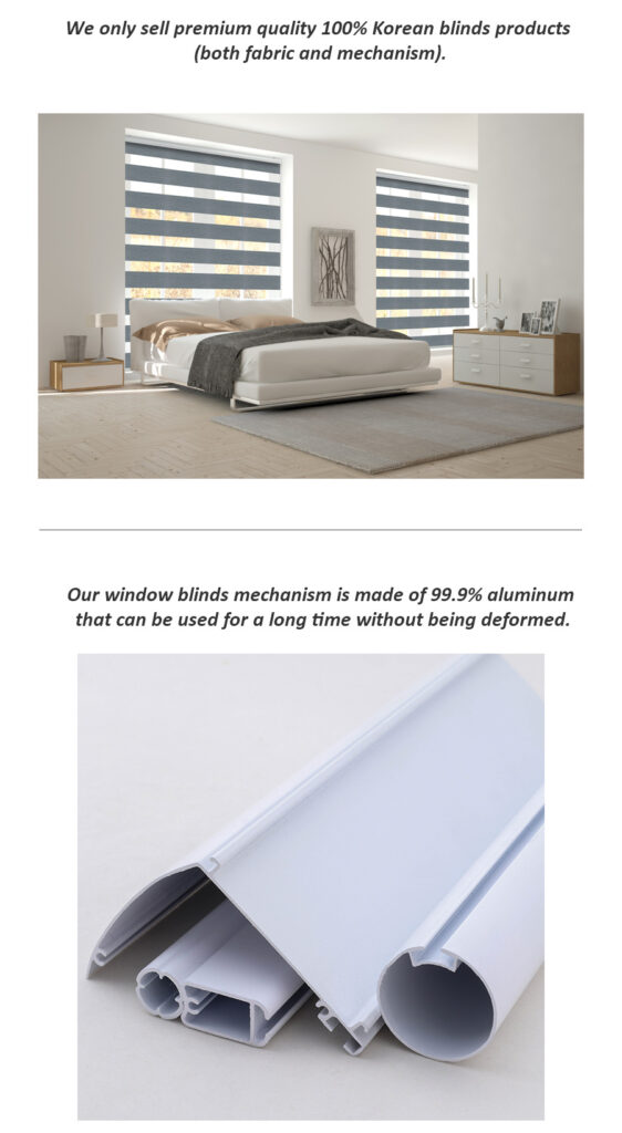 Crease Shine Combi Blinds | Luxdezine