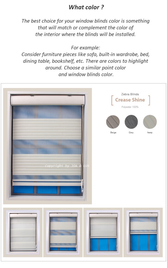 Crease Shine Combi Blinds | Luxdezine