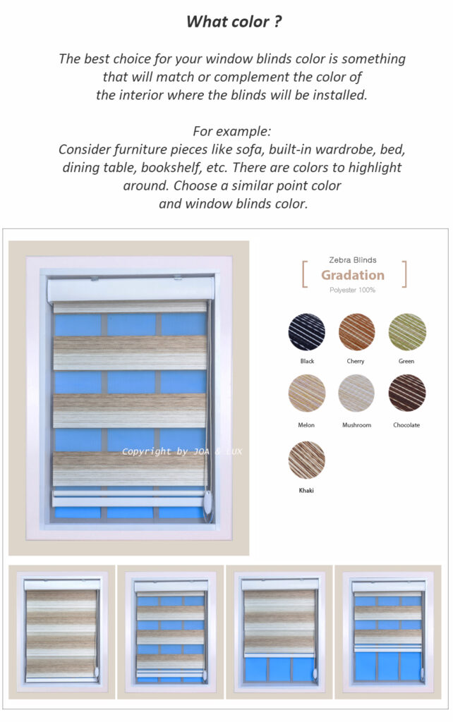 Gradation Combi Blinds | Luxdezine