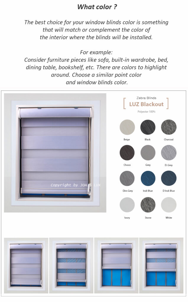 LUZ Blackout Combi Blinds | Luxdezine