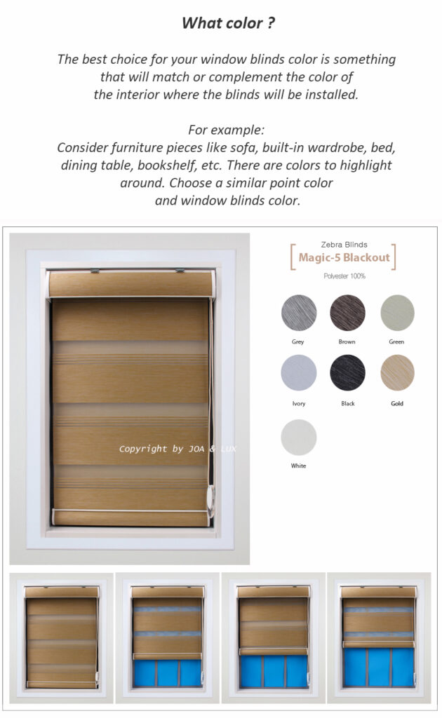 MAGIC 5 Blackout Combi Blinds | Luxdezine