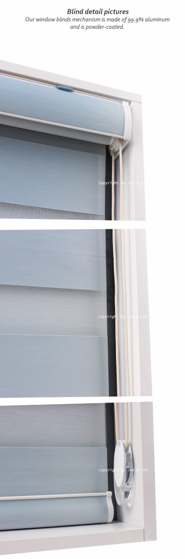 Ruby Blackout Combi Blinds | Luxdezine