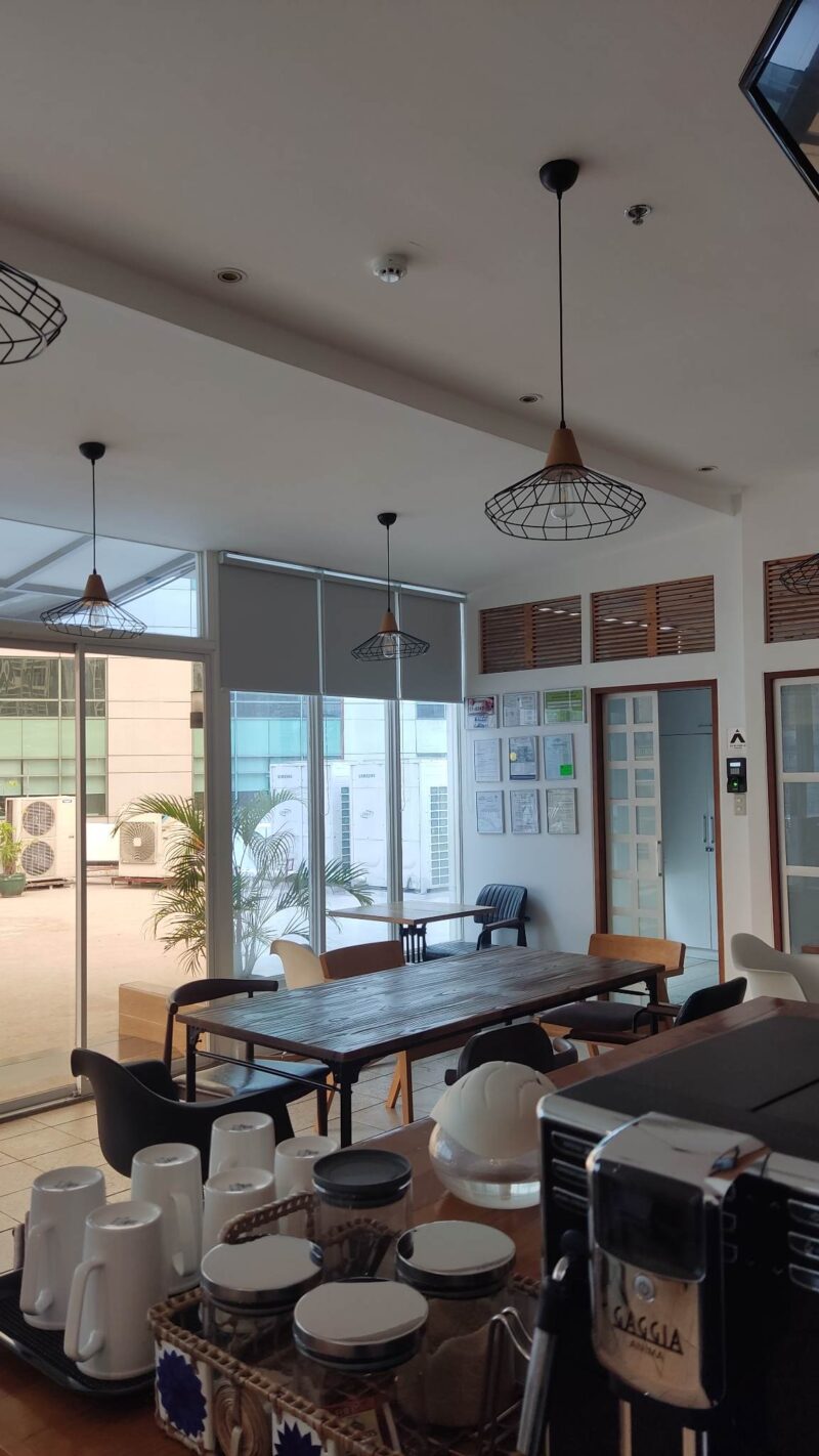 DWCB Roll up Blackout - Grey, installed in Sterling Bldg. Legaspi ...