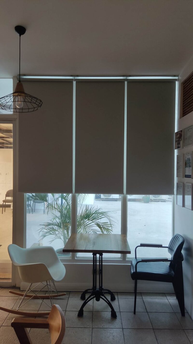 DWCB Roll up Blackout - Grey, installed in Sterling Bldg. Legaspi ...